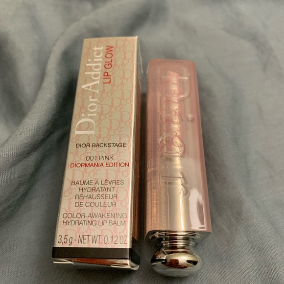 Dior | Makeup | Dior Lip Glow In 0 Pink Diormania Edition Package Hard To Find | Poshmark